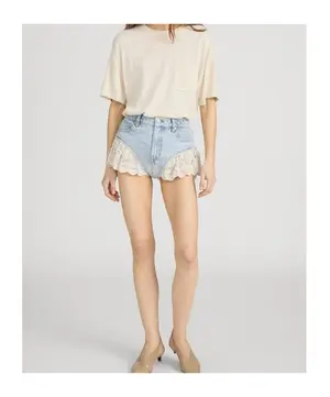 FRAME The Crochet Ruffle Short