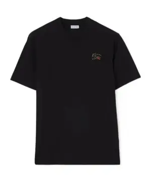 Burberry Knight Cotton T-shirt - Black