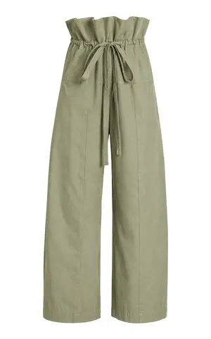 Matteau Fisherman Cotton Drawcord Pants - Green