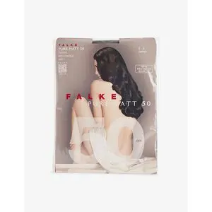 Falke Pure Matt 50 Denier Stretch-woven Tights - Carbon