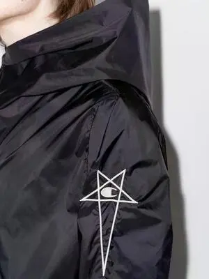 Rick Owens Logo Hooded Jacket