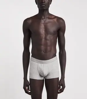 Sunspel Stretch-cotton Trunks - Grey