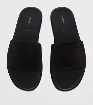 TOM FORD Suede T-bar Slides