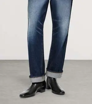 TOM FORD Goatskin Ankle Boots With Harness Detailing