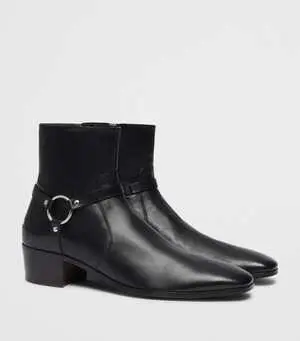 TOM FORD Goatskin Ankle Boots With Harness Detailing