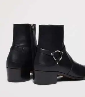 TOM FORD Goatskin Ankle Boots With Harness Detailing