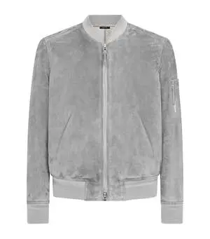 TOM FORD Suede Bomber Jacket