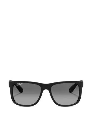 Ray-ban Justin Rectangle-frame Sunglasses - Black