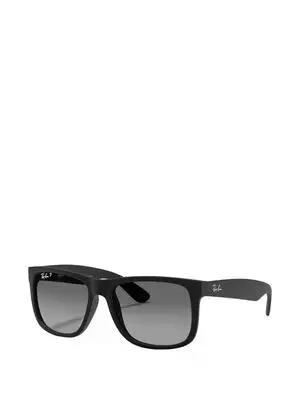 Ray-ban Justin Rectangle-frame Sunglasses - Black
