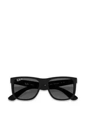 Ray-ban Justin Rectangle-frame Sunglasses - Black