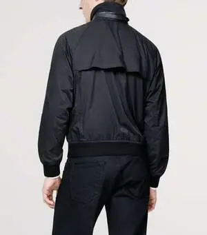 TOM FORD Technical Bomber Jacket With Leather Trims