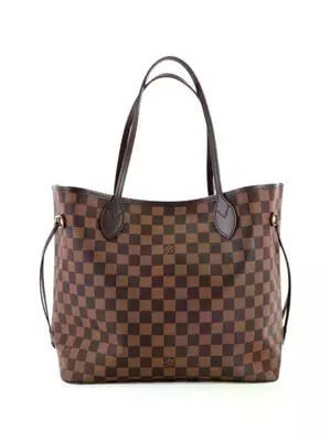 LOUIS VUITTON Damier Mm Neverfull Tote Bag - Brown