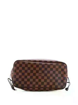 LOUIS VUITTON Damier Mm Neverfull Tote Bag - Brown