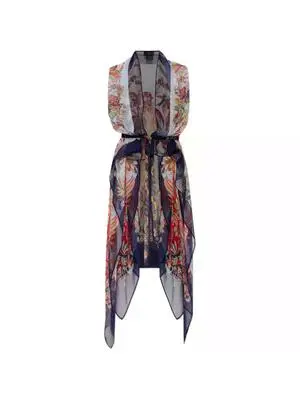 Etro Paisley-print Sleeveless Jacket