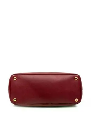 Prada Saffiano Lux Galleria Double Zip Satchel