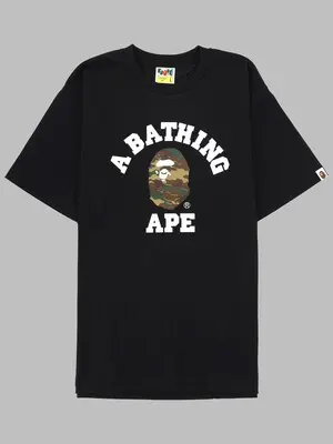 A BATHING APE T-shirt "glitch Woodland