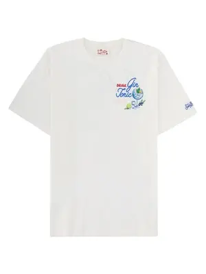 MC2 SAINT BARTH T-shirt Con Stampa - White