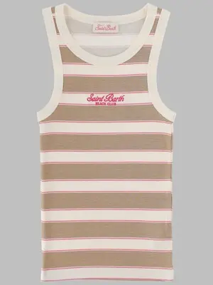 MC2 SAINT BARTH Tank Top "ada" Con Logo