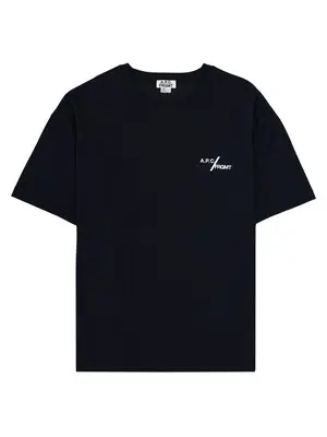 A.p.c. T-shirt Con Logo - Black