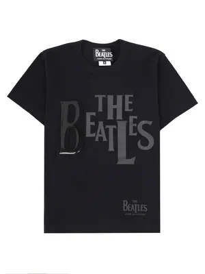 Play Comme Des Garcon T-shirt Con Stampa - Black
