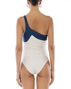 YUKIO One Shoulder One Piece Swimsuit - Chains