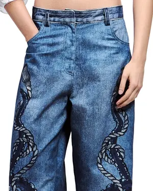 YUKIO High Rise Wide Leg Jeans