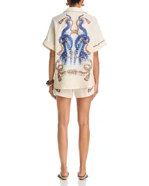 YUKIO Linen Drawstring Shorts