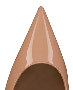 CHRISTIAN LOUBOUTIN Patent Calf Leather Stiletto Pumps - Blush