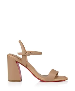 CHRISTIAN LOUBOUTIN Christian Louboutin Miss Jane Block Heel Sandal Blush