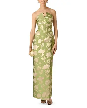 Aidan Mattox Woven Jacquard Dress