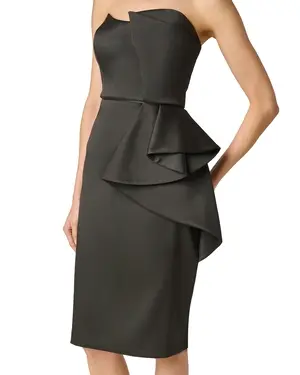 Aidan Mattox Mikado Dress