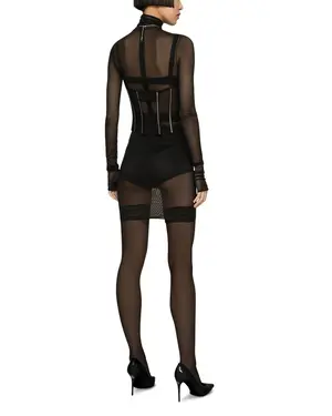 Dolce & Gabbana Tulle Braided Corset Belt