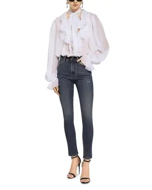 Dolce & Gabbana Audrey Skinny Denim Jeans - Medium Blue