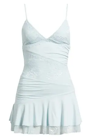 Princess Polly Love Is Alive Lace Trim Minidress