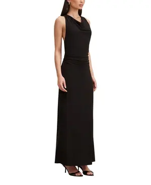 EVER NEW Jae Bubble Back Hardware Maxi Dress