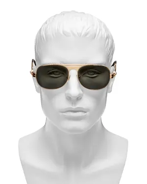 Versace Aviator Sunglasses, 60mm