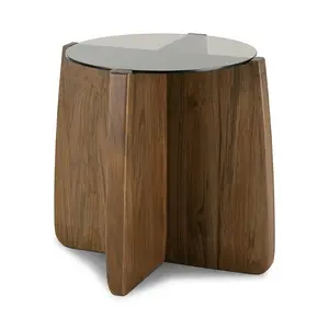 HUDSON PARK COLLECTION Dumbo Round End Table - Caroway
