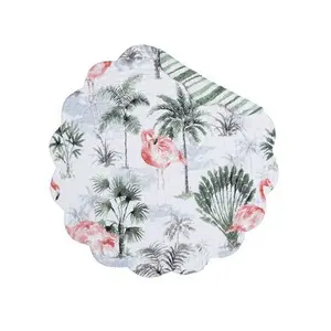 C&F HOME Flamingo Breeze Round Set Of 6 Placemats 17