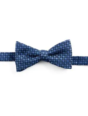 SYNRGY BY DXL Big & Tall Mini Neat Bow Tie - Navy
