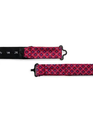 SYNRGY BY DXL Big & Tall Mini Neat Bow Tie - Red