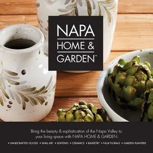 NAPA HOME & GARDEN Huxley Hurricane Candle Holder Short