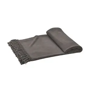 ELISABETH YORK Lavato Shale Bed Throw - Grey