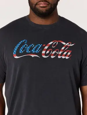 Lucky Brand Big & Tall Coca Cola Graphic Tee
