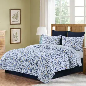 C&F HOME Laurelwood Flowers Cotton Blend Quilt Set
