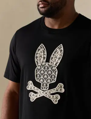 Psycho Bunny Big & Tall Brad Graphic Tee