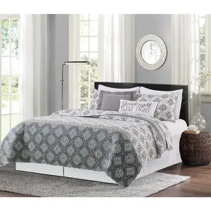 C&F HOME Booker Medallion Bedding Quilt Set - Gray