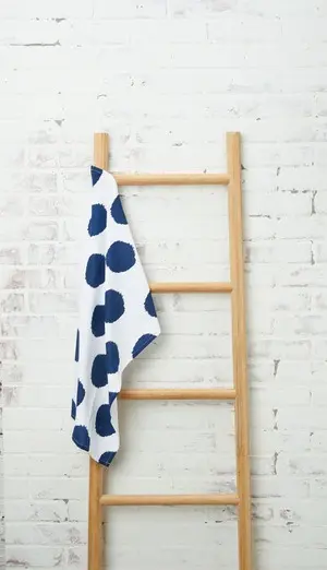 Carol & Frank Indigo Dot Towel