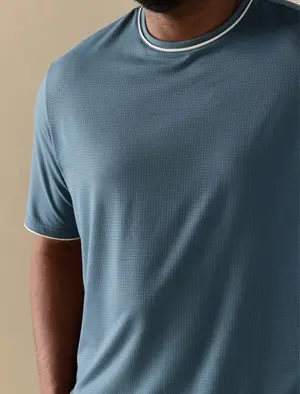 REEBOK Big & Tall Performance Crewneck T-shirt - Midnight Tide
