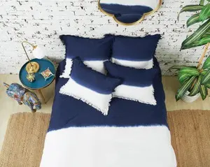 Carol & Frank Aster Two-tone Cotton Sham 20" X 26