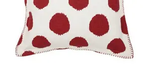 Carol & Frank Ruby Dot Printed Throw Pillow